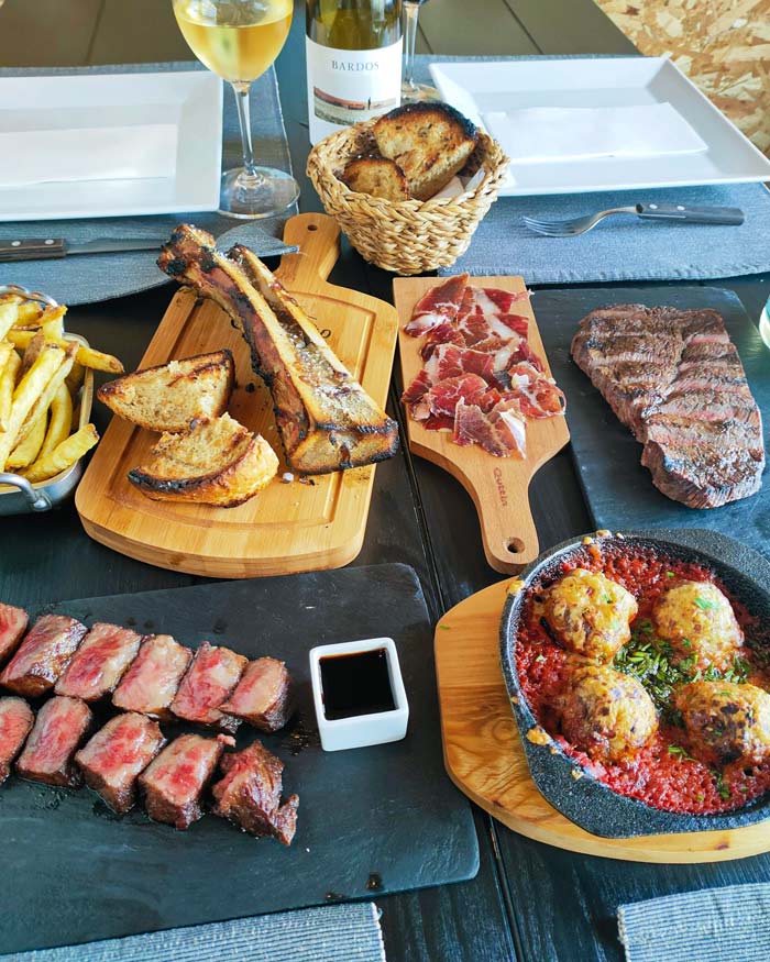 La Brasa Steak y Tapas Restaurant Santa Brigida - Comida menu